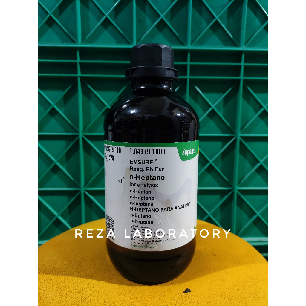 Jual N-HEPTANE / HEPTANA / C7H16 PRO ANALIS MERCK 104379 1L ORIGINAL ...