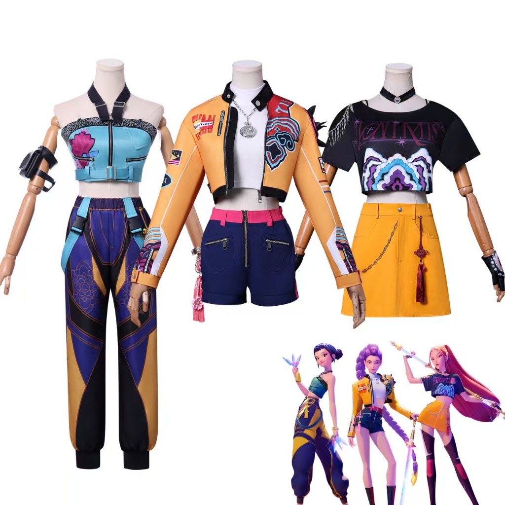 Jual Cos Anime K-POP Demon Hunters Superstar Rumi Mira Zoe Cosplay ...