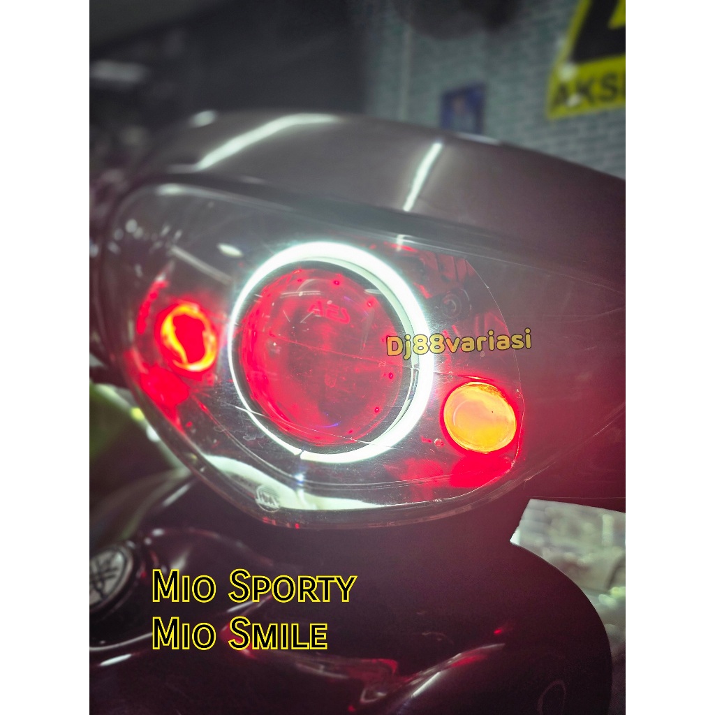 Jual Headlamp projie biled mio sporty mio smile aes set d2 pro laser ...
