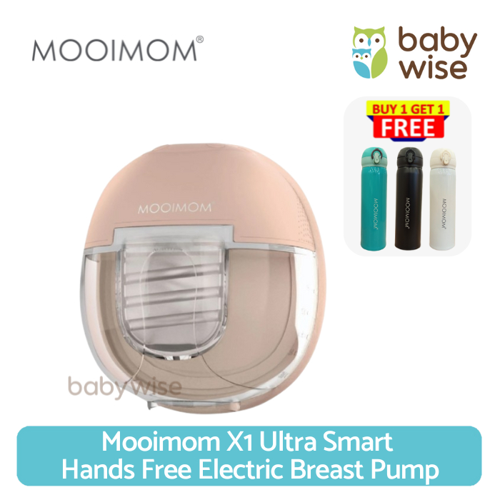 Jual Mooimom X1 Ultra Smart Hands Free Electric Breast Pump - Handsfree ...