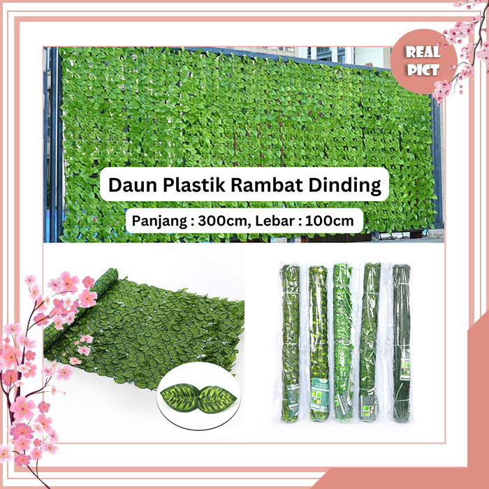 Jual UNICO Daun Rambat Sintetis Ukuran 1 Meter x 3 Meter Daun Pagar ...