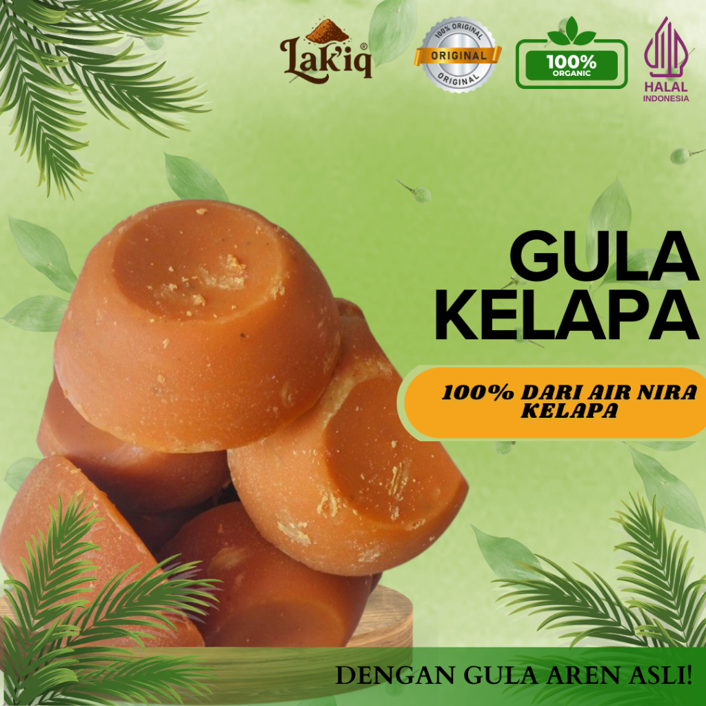 Jual Gula Kelapa Asli 100% 1 Kg GULA MERAH GULA JAWA ISI BISA COD ...