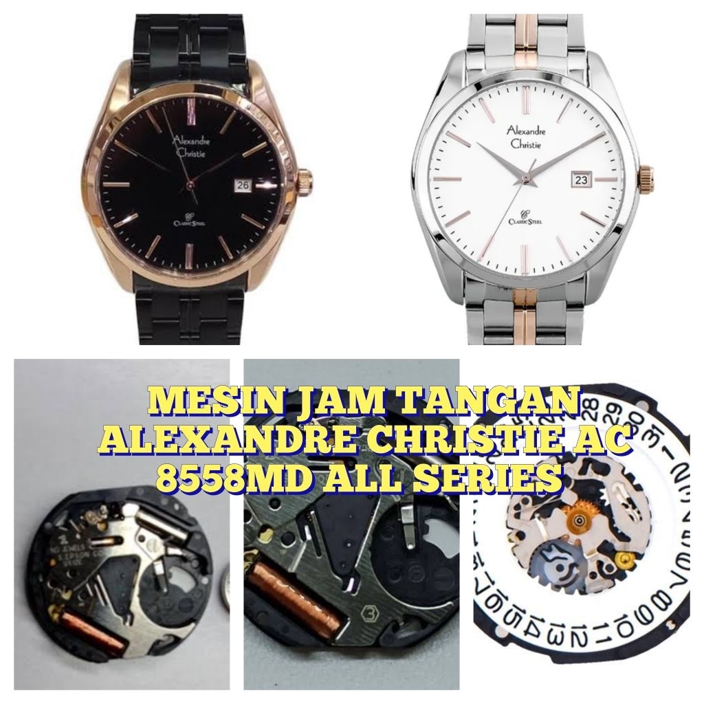 Jual Mesin jam tangan Alexandre Christie AC 8558MD All series Original ...