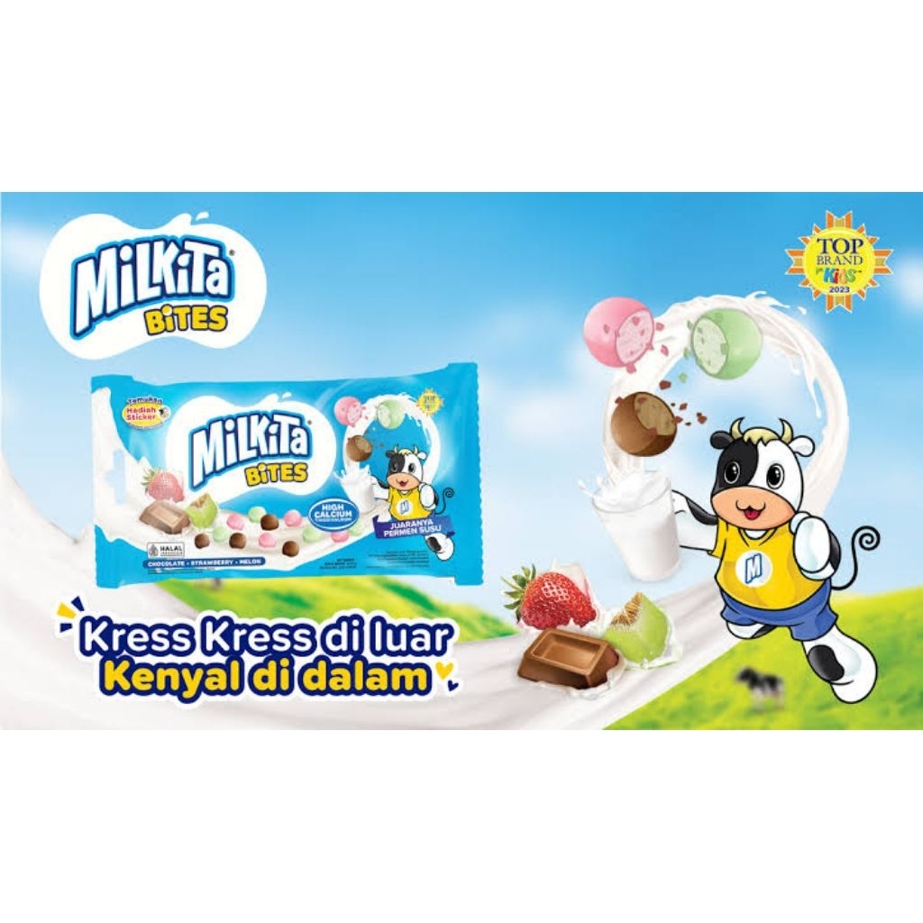 Jual Milkita Bites Permen Susu 24g | Shopee Indonesia