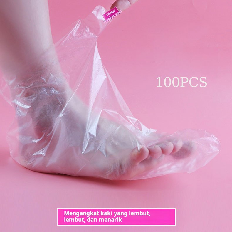 Jual 100 pcs set masker kaki tebal masker kaki sekali pakai anti kering ...