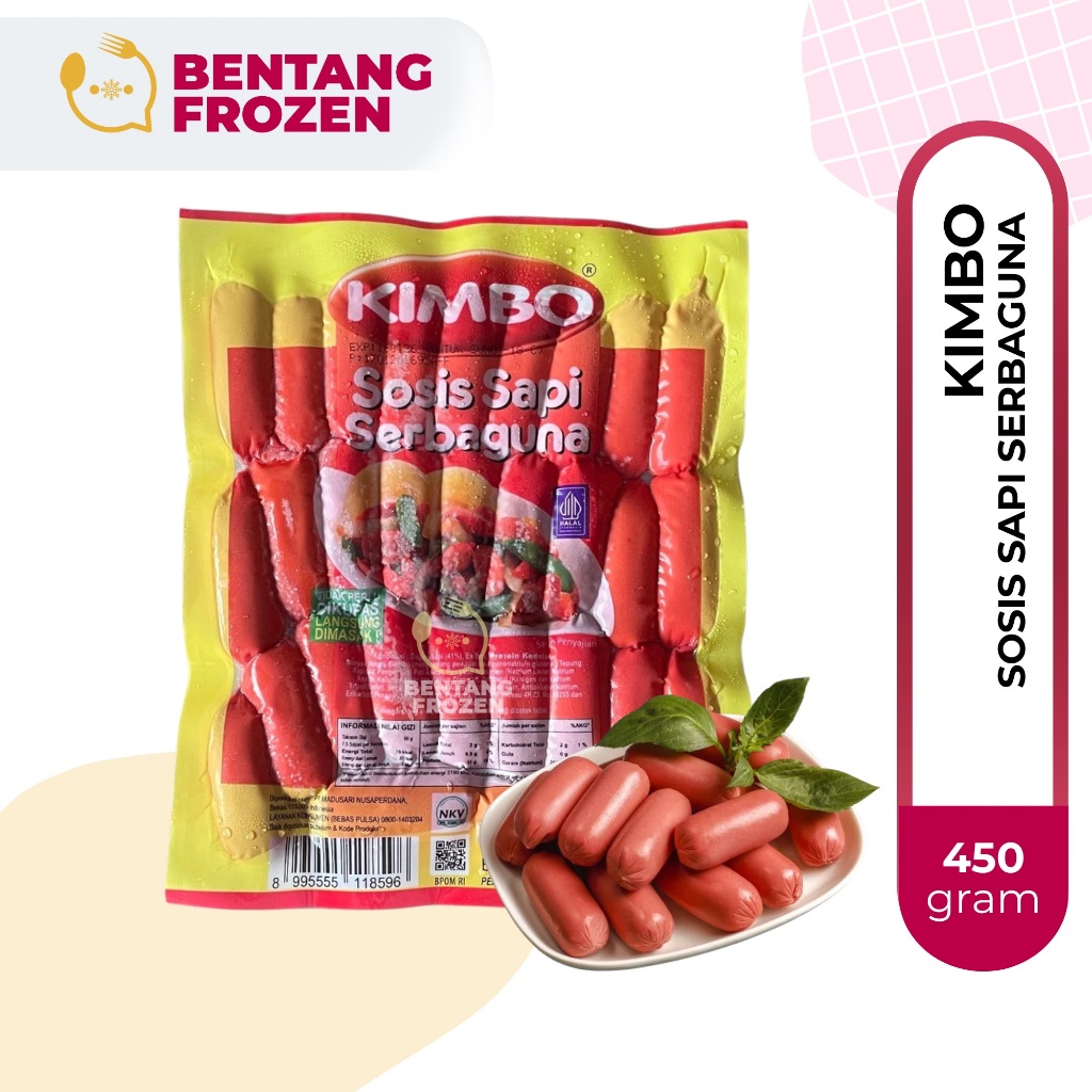 Jual Kimbo Sosis Sapi Serbaguna 450gr Isi 27 | Shopee Indonesia