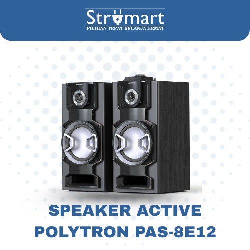 Jual SPEAKER AKTIVE POLYTRON SPEAKER POLYTRON PAS-8E12 GARANSI RESMI ...