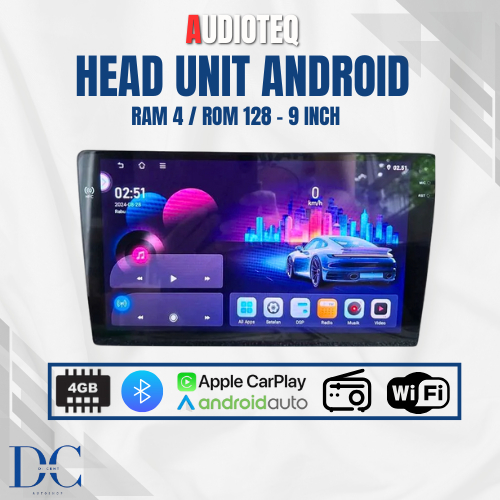Jual Head Unit Android Mobil - Audioteq Ram 4 / Rom 128 - 9 Inch ...