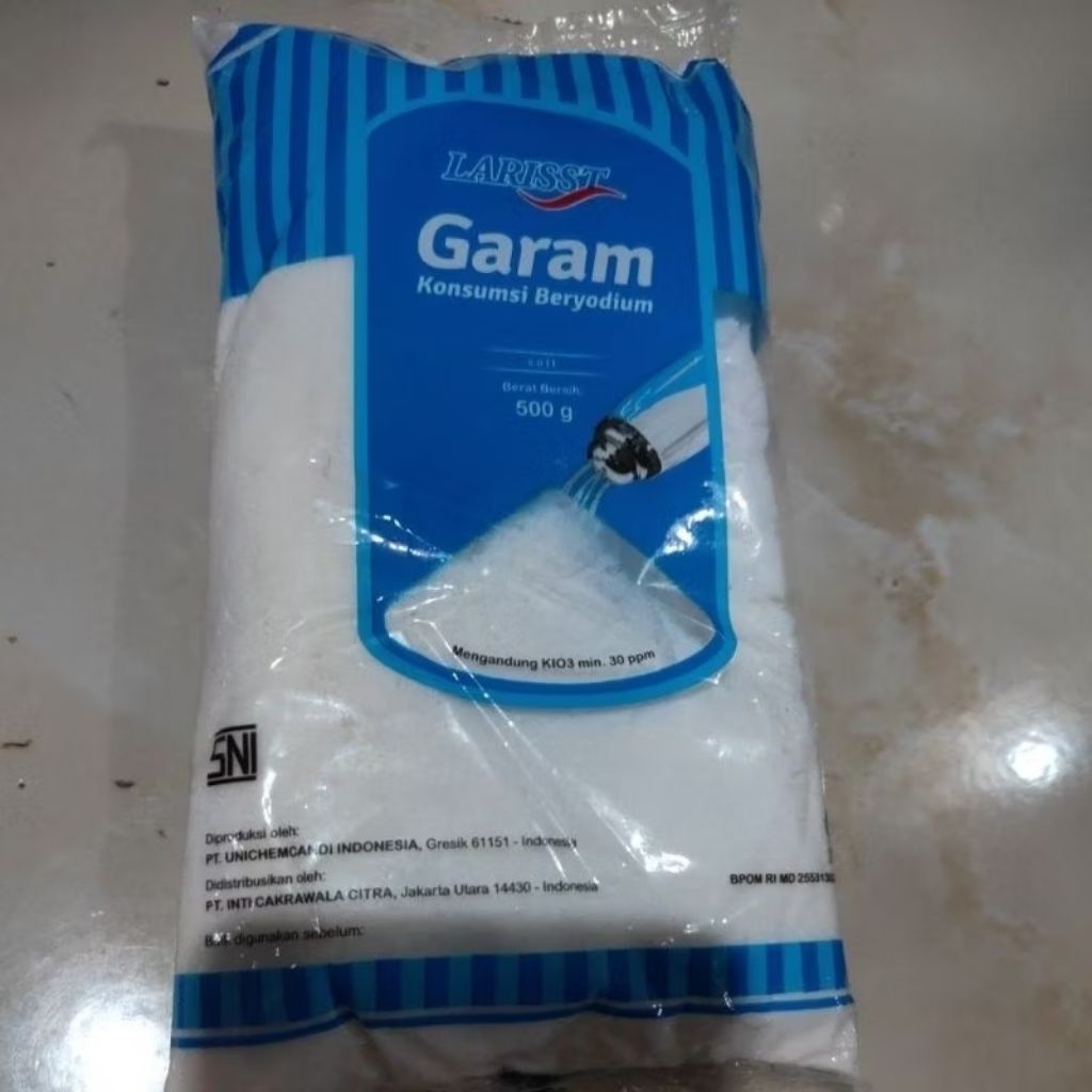 Jual Garam Masak Larisst 500gr | Shopee Indonesia