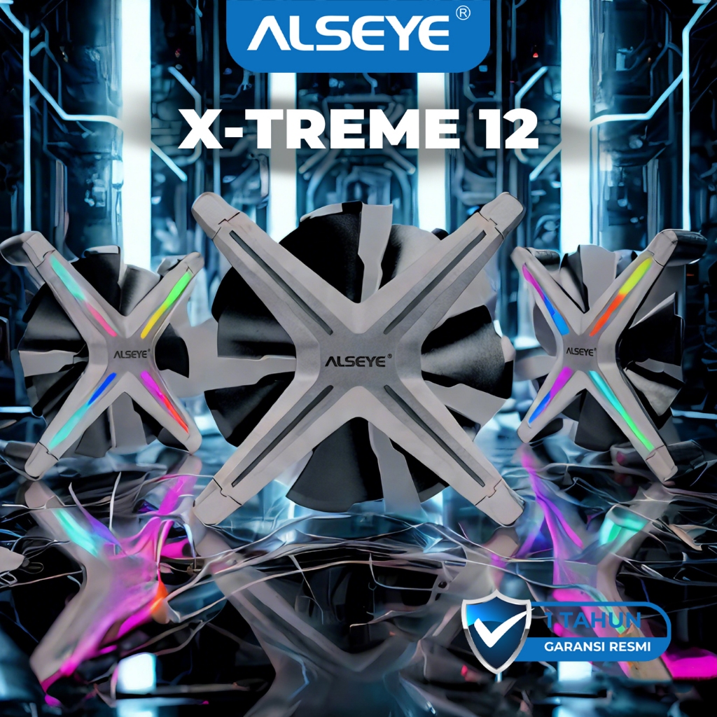 Jual ALSEYE Fan Case Fan Casing Computer CPU Case Xtreme 12cm RGB X12 ...