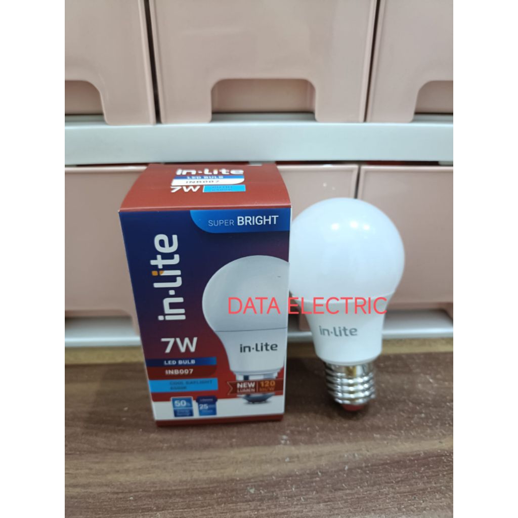 Jual Inlite Lampu Bohlam Led Bulb 7 Watt - Putih | Shopee Indonesia