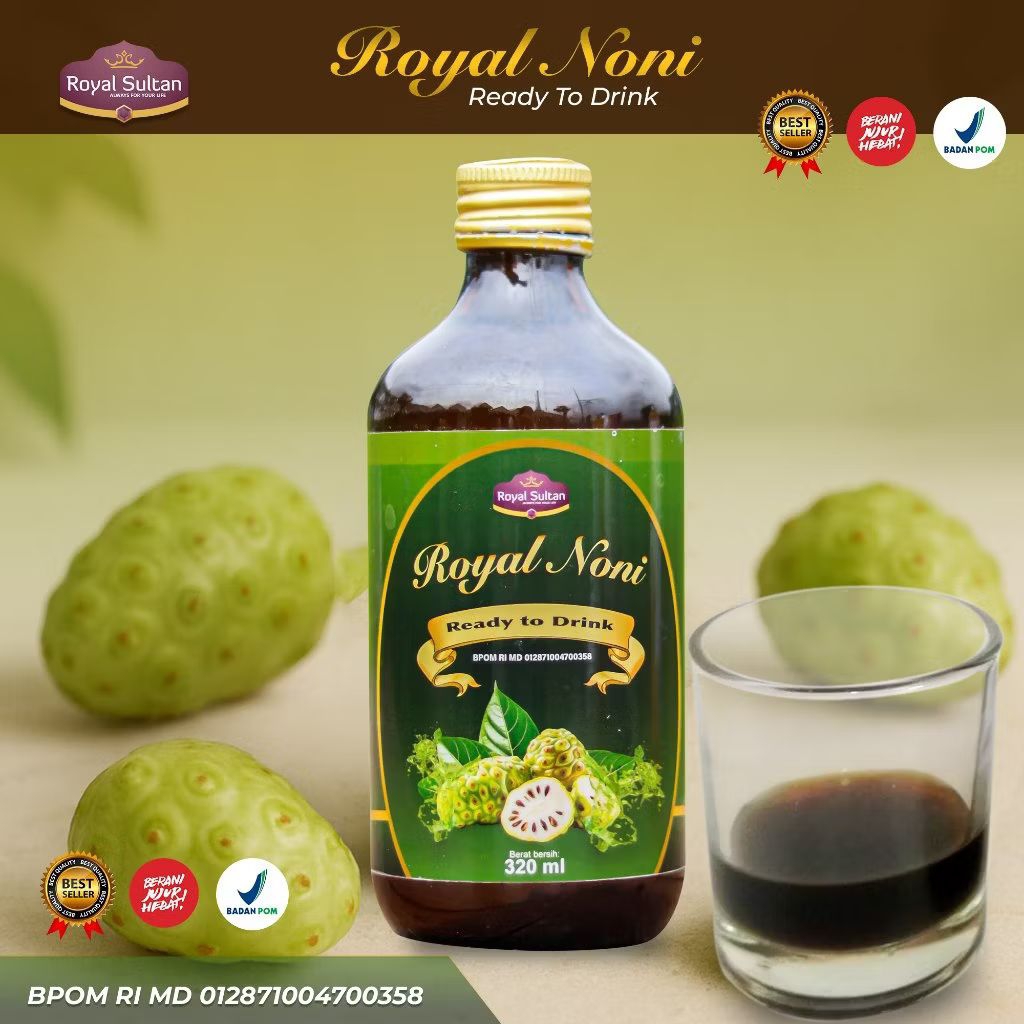 Jual Cuka Mengkudu Noni Cider Vinegar Royal Sultan 320ml Herbal Obat ...