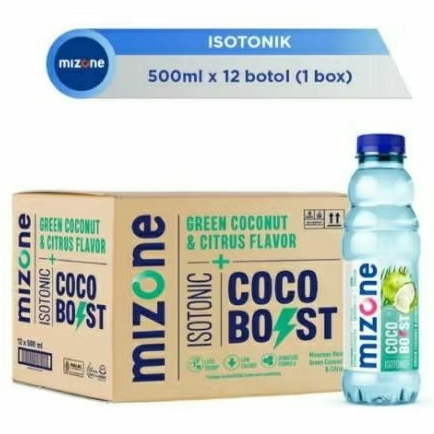Jual Mizone Minuman Isotonik Bernutrisi Coco Boost 500 ml perkarton isi 12 Botol | Shopee Indonesia