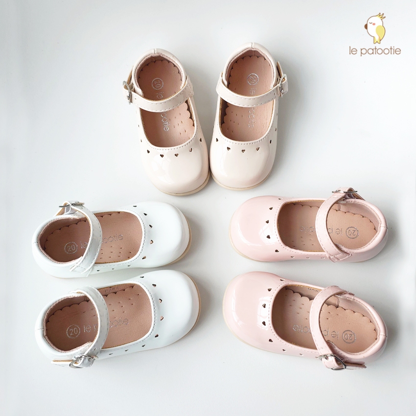 Jual LE PATOOTIE Walker Shoes sepatu bayi anak perempuan pesta - Hart ...