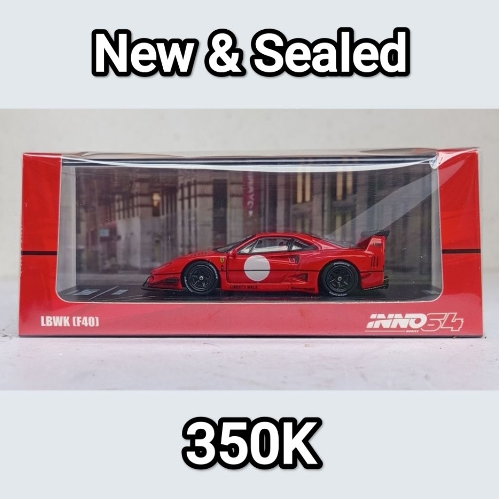 Jual Diecast Mini Scale 64 Inno Ferrari F40 LBWK Liberty Walk LB ...