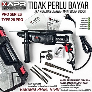 Jual FLASHSALE XAPR AP28 PRO Rotary Hammer Drill Mesin Bobok Beton Jack ...