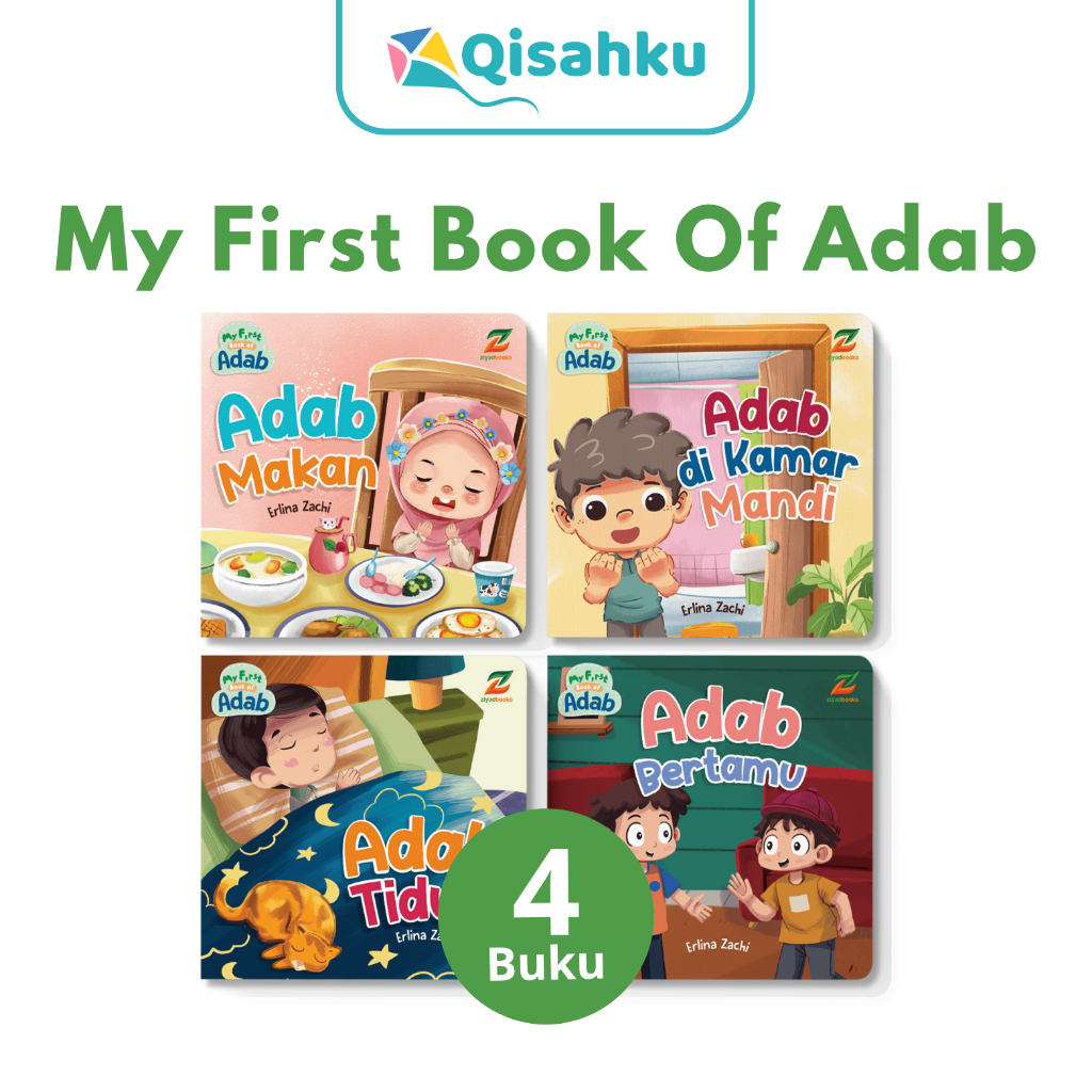 Jual Buku Seri My First Book Of Adab Cerita Anak Islami Boardbook 2 3 4 ...