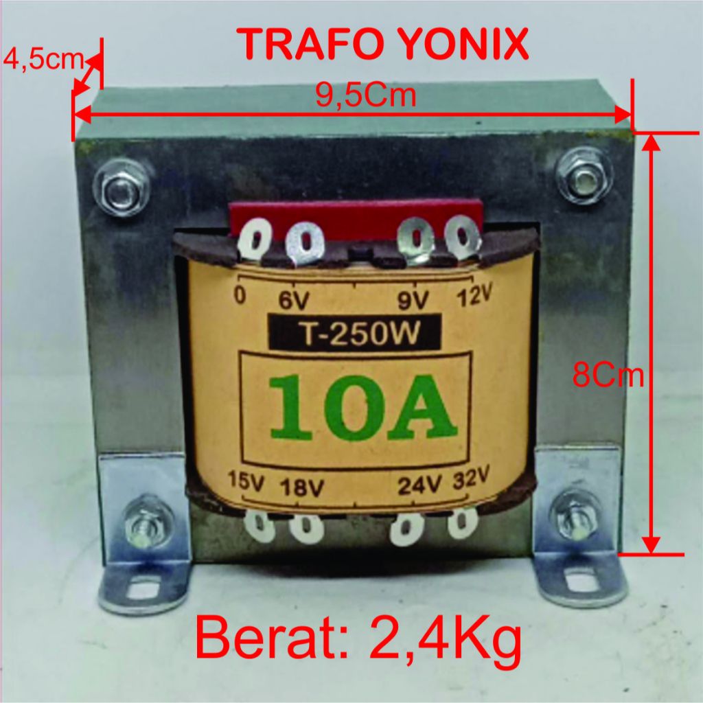 Jual Trafo (Non CT) 10A 250W YONIX | Shopee Indonesia