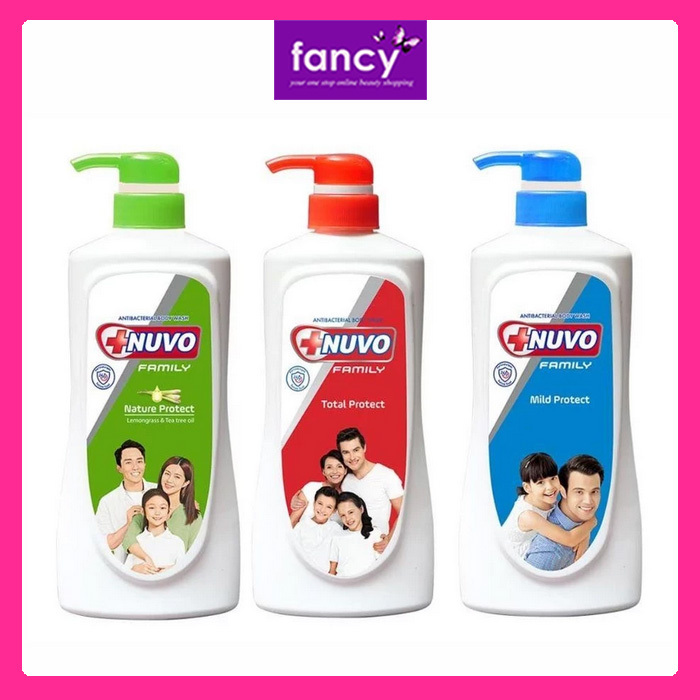 Jual Nuvo Family Anti Bacterial Body Wash PUMP 550ml | Shopee Indonesia