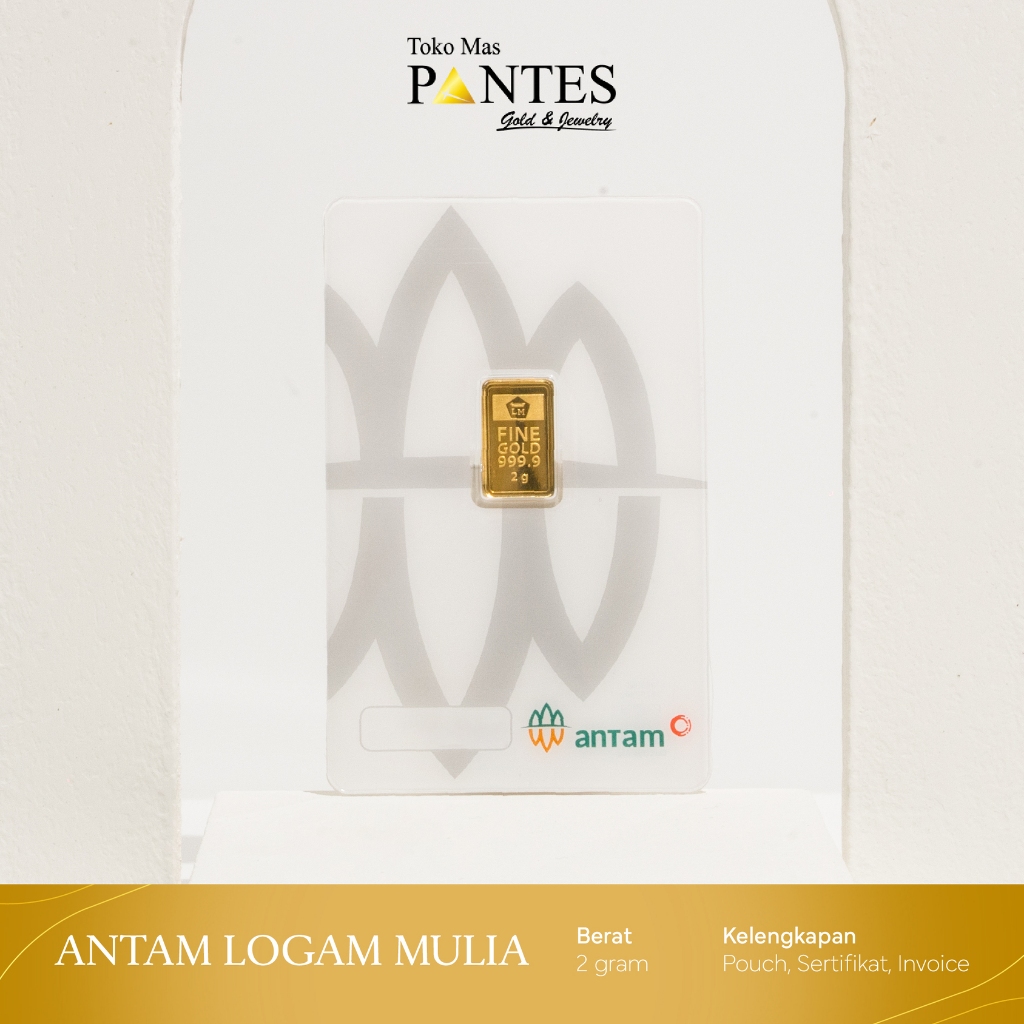 Jual Logam Mulia LM Emas 2 Gram Certicard Antam | PANTES GOLD & JEWELRY ...