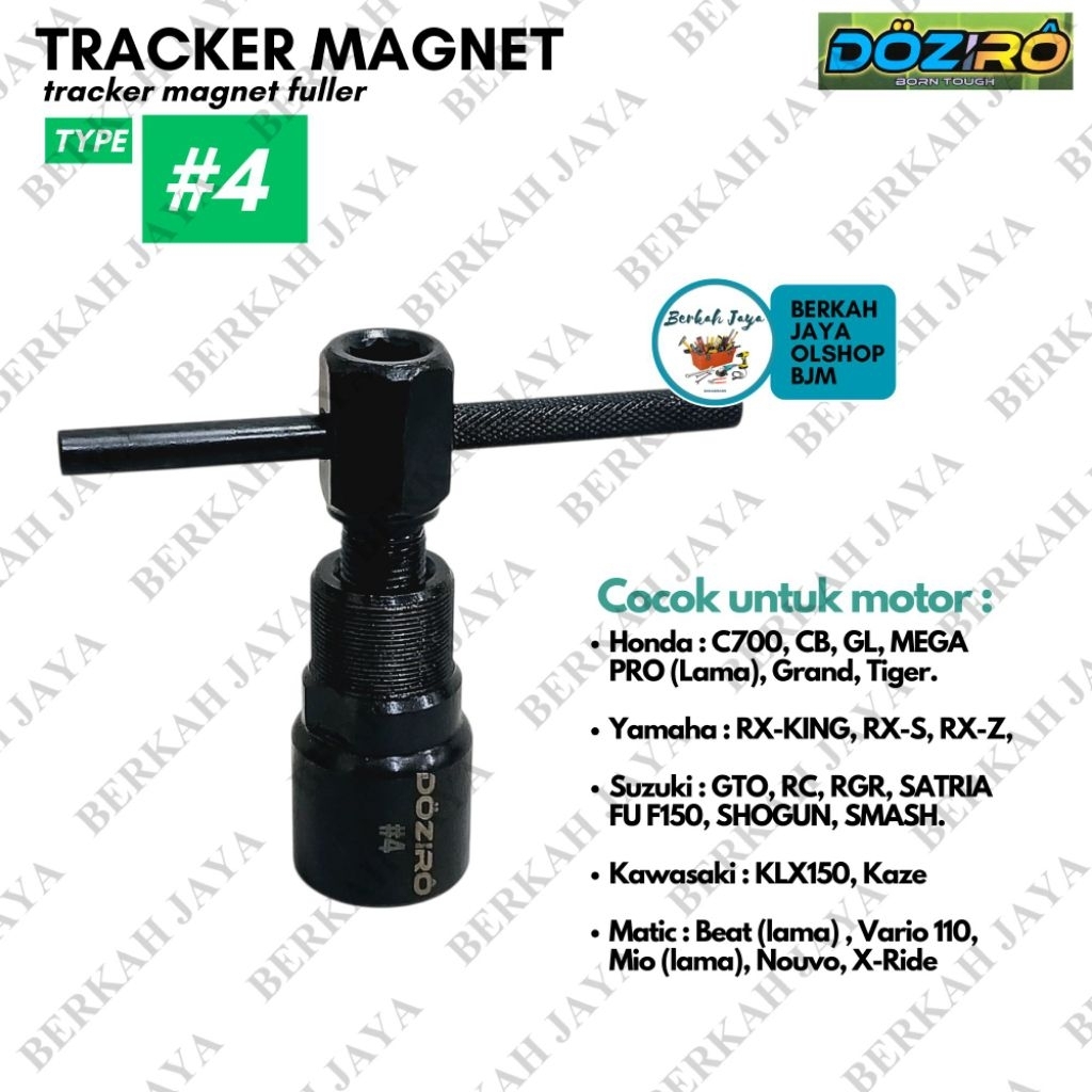 Jual DOZIRO TRACKER MAGNET NO.4 / TREKER MAGNET PULLER Doziro #4 UNTUK ...