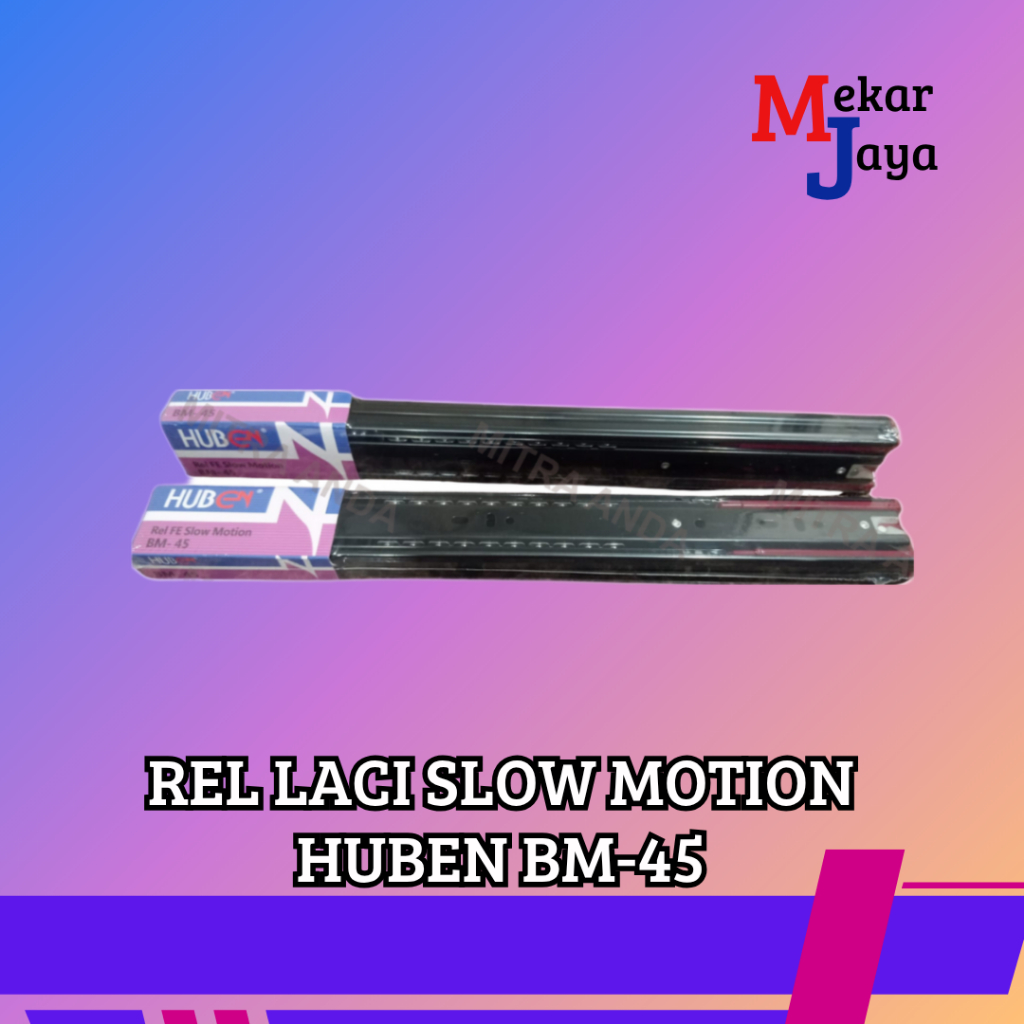 Jual HUBEN REL LACI DOUBLE TRACK SLOW MOTION BM-45 HITAM 25/45/50/55/60 ...