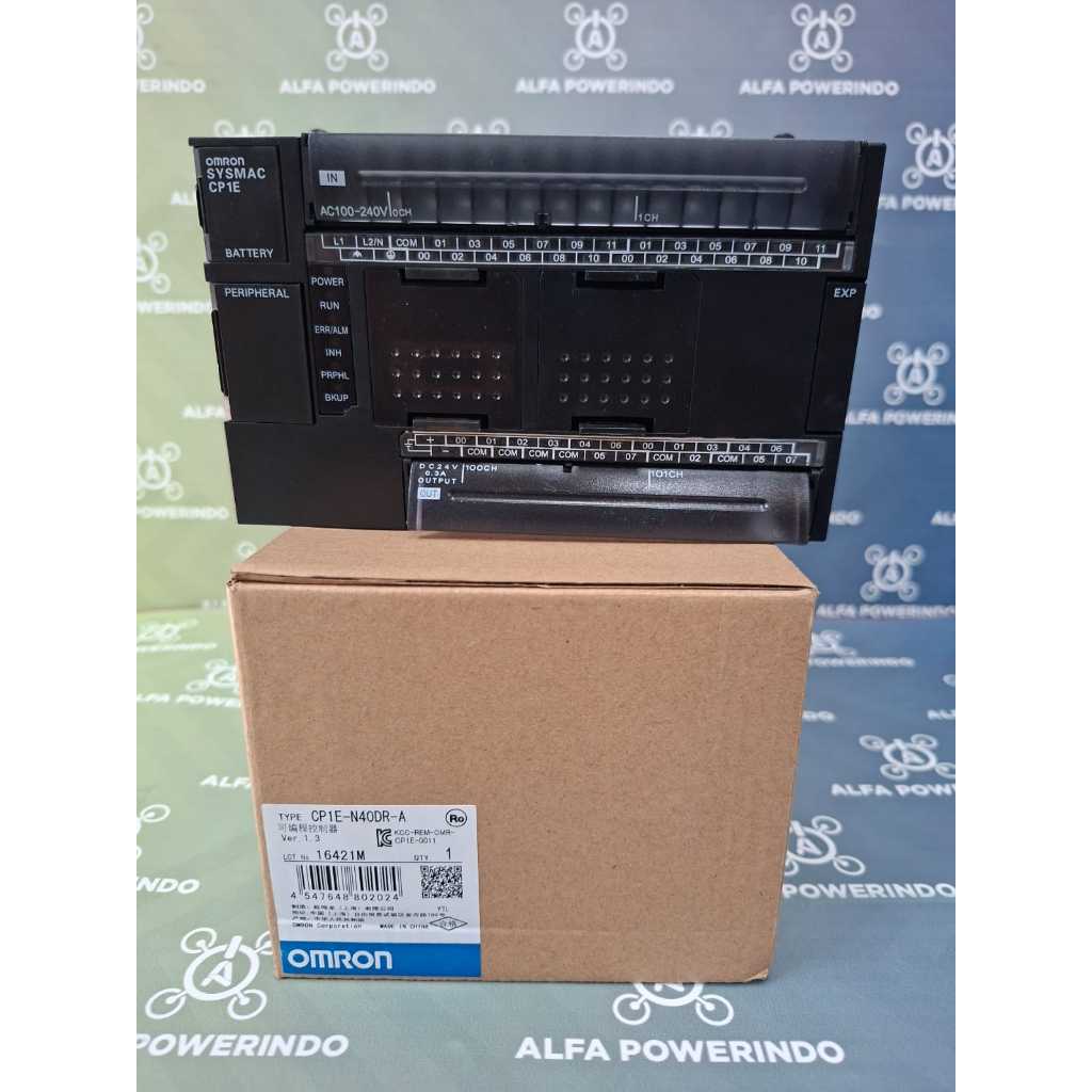 Jual PLC Omron CP1E-N40DR-A OMRON PLC CP1E N40DRA | Shopee Indonesia