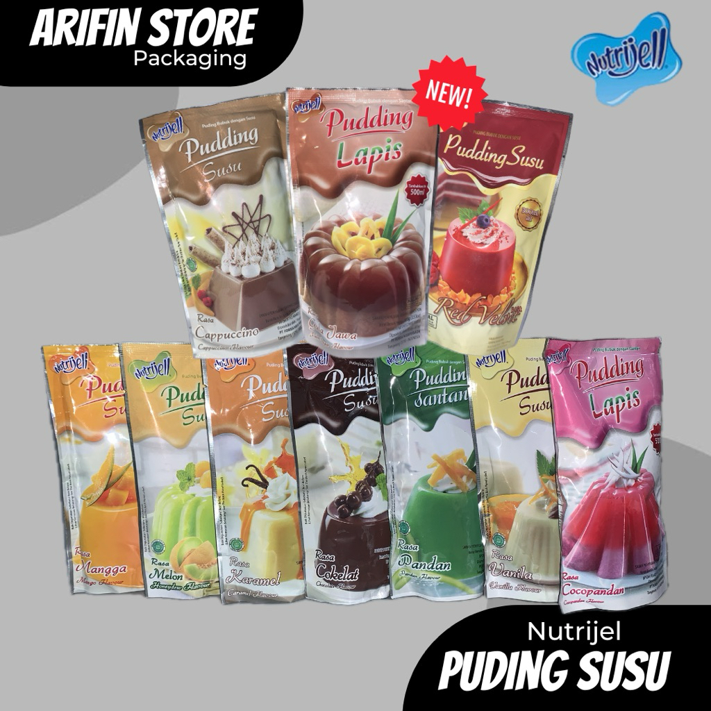 Jual PUDING SUSU NUTRIJEL | Puding rasa | PUDDING | Nutrijel | 145gr ...