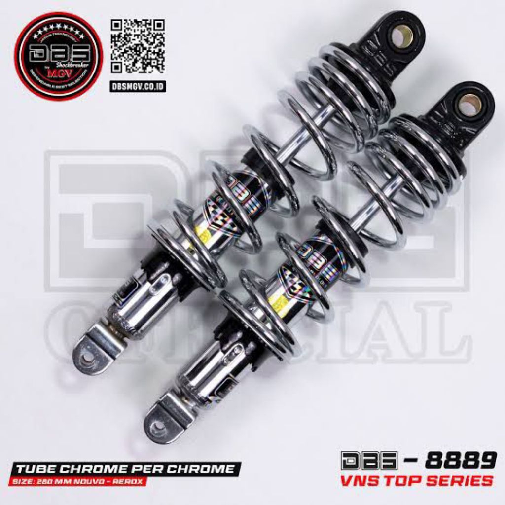 Jual DBS Shock belakang aerox crome/Shock aerox dbs top up 8889 full ...