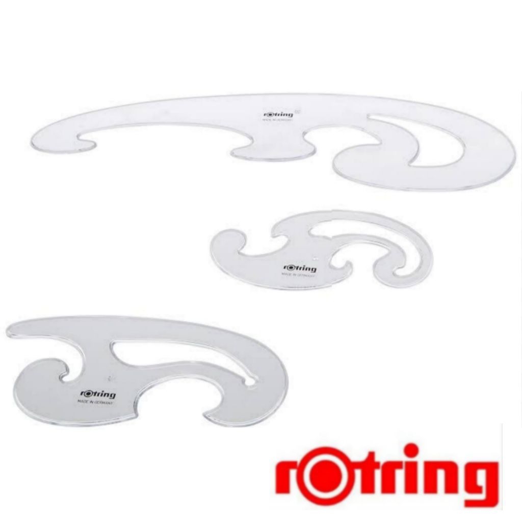 Jual PENGGARIS CURVE ROTRING 100% ORIGINAL | Shopee Indonesia