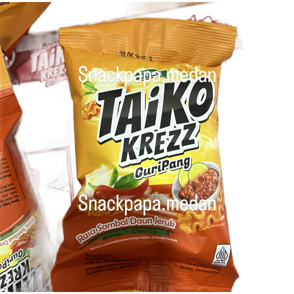 Jual SNACK VIRAL TAIKO KREZZ GURIPANG [1 RENCENG ISI 10 BUNGKUS @15G ...