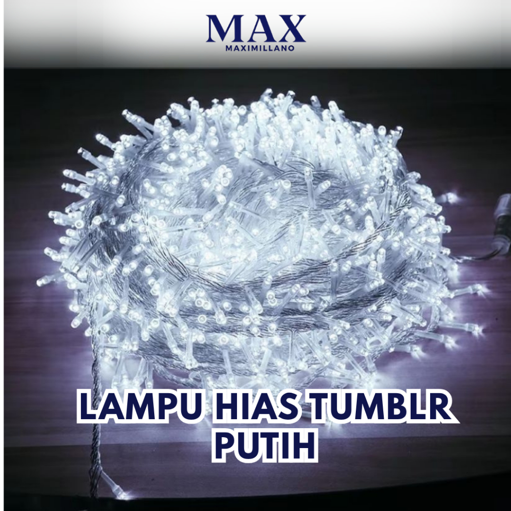 Jual LAMPU HIAS WARNA PUTIH LAMPU TUMBLR/LAMPU LED WARNA PUTIH UKURAN ...
