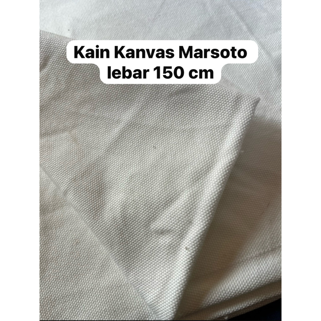 Jual Kain Greige / Blacu Kanvas Marsoto Tebal Canvas Lukis Totebag ...