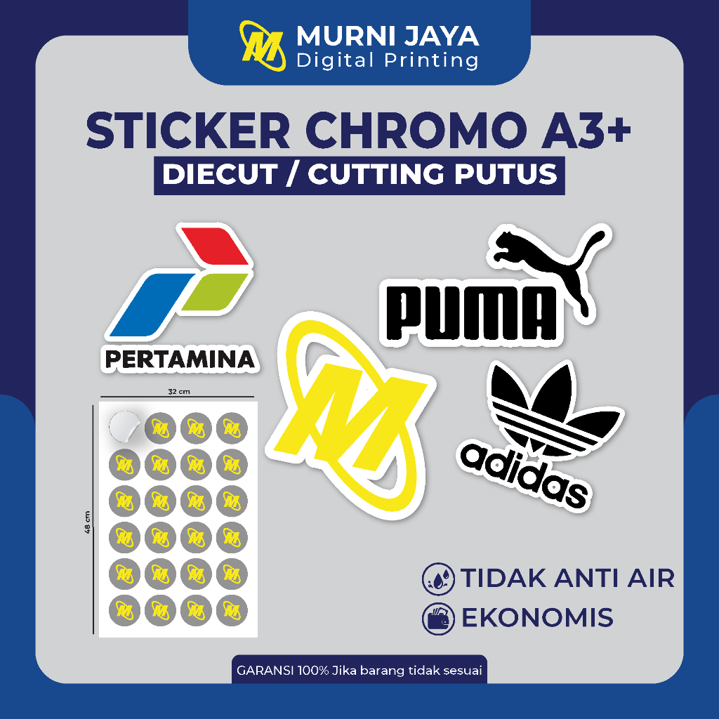 Jual MURNIJAYA | Cetak Sticker Diecut/Cutting Putus | Cetak Sticker ...
