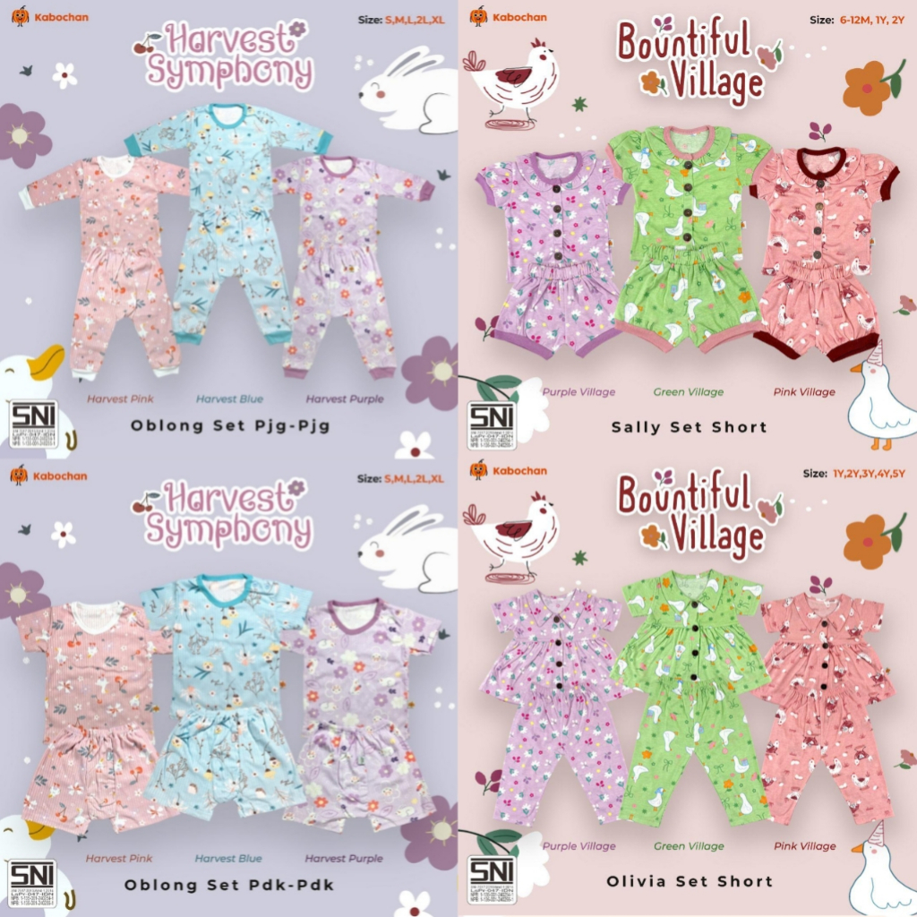 Jual KABOCHAN baju bayi 3 pcs , DRESS BAYI 3 PCS size S M L LB XL ...