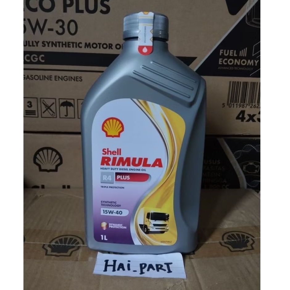 Jual SHELL RIMULA R4 PLUS DIESEL 1L GARANSI ORIGINAL | Shopee Indonesia