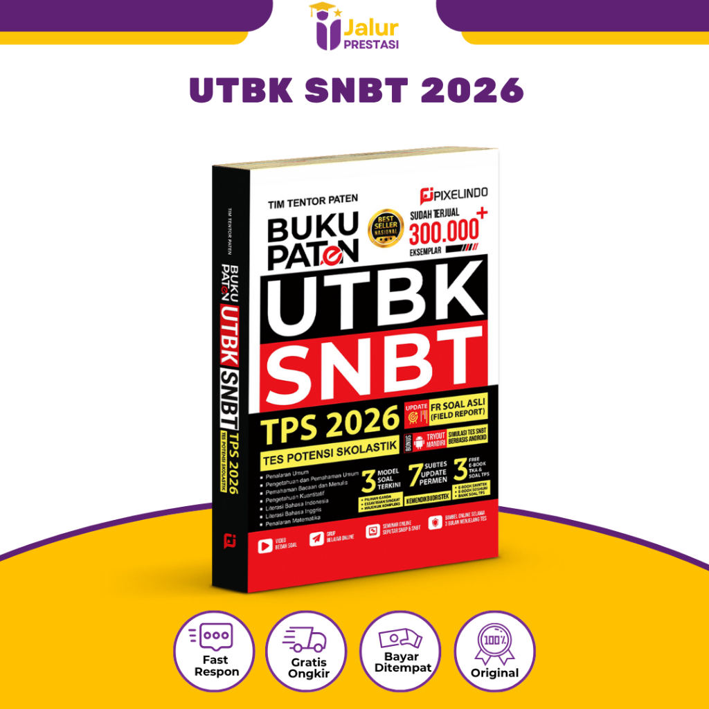 Jual BUKU PATEN UTBK SNBT 2026 TPS TES POTENSI SKOLASTIK UTBK 2026 SNBT ...