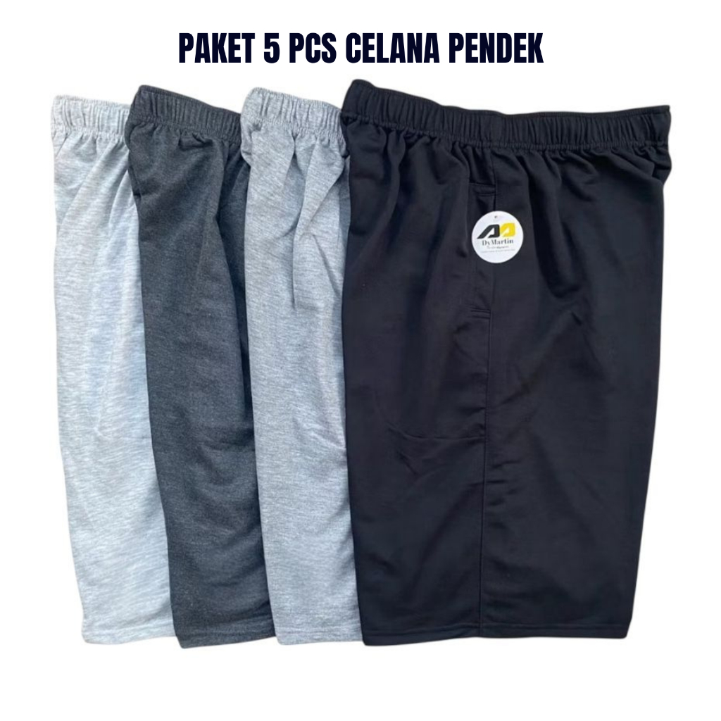 Jual Paket 5 Celana Pendek kolor Pria Cowok Ukuran L XL XXL XXXL Celana ...