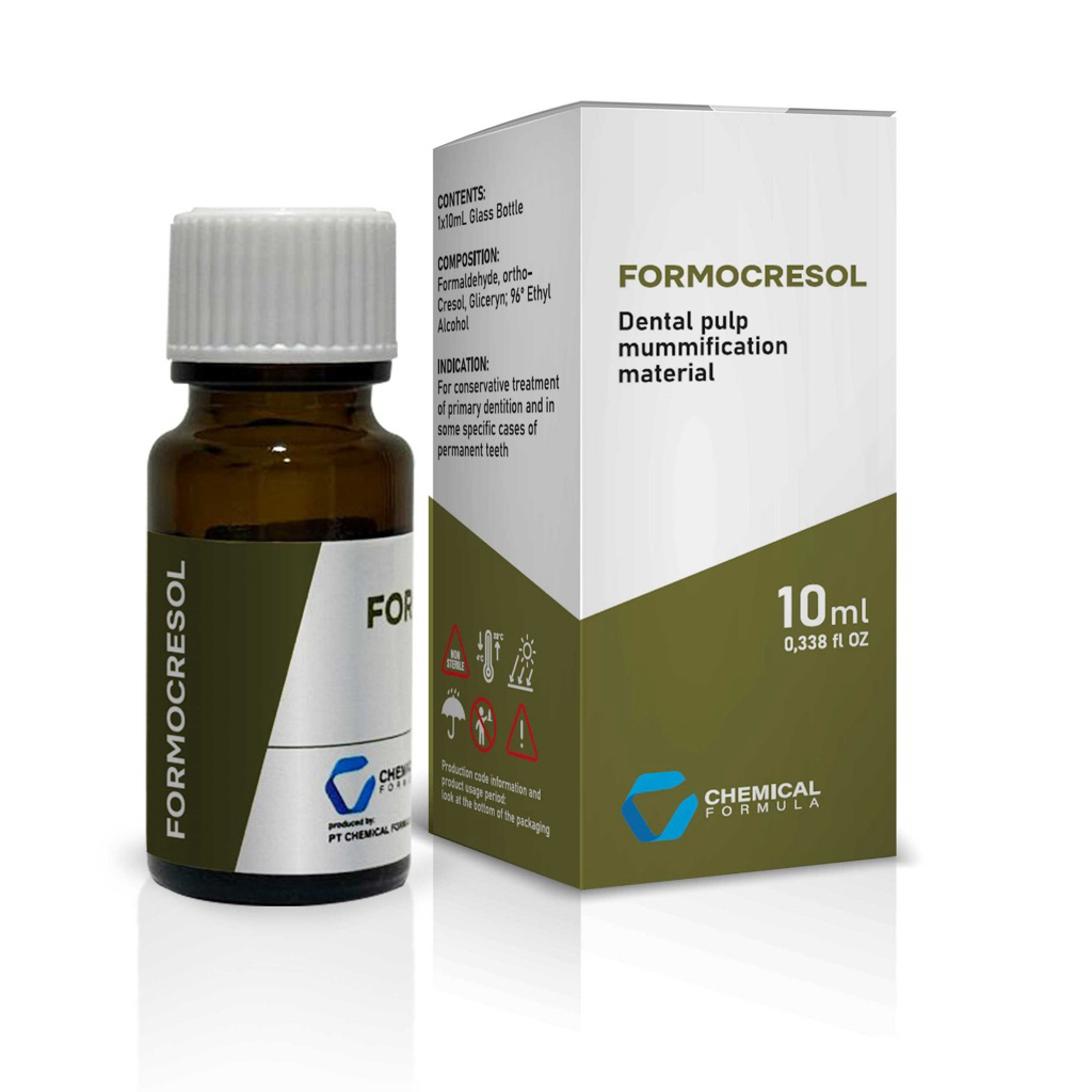 Jual FORMOCRESOL | Dental Pulp Mummification Material 10ml | Shopee ...
