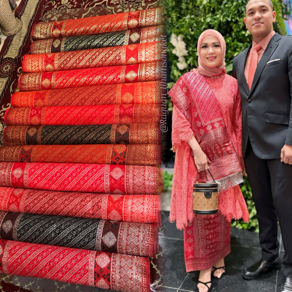 Jual NEW Songket Atbm Limar 3 Negeri Exclusive / Songket Tenun Mesin ...