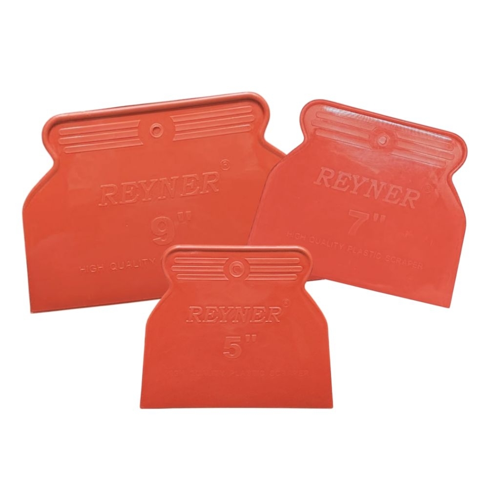 Jual [12 Pcs] Kapi Pvc Reyner Merah 5" 7" 9" - Kape Plamir Scraper ...