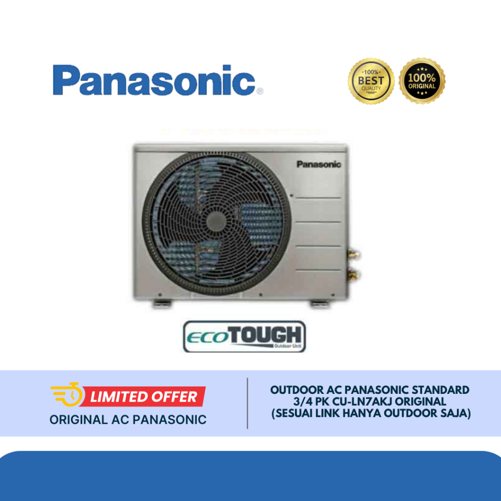 Jual OUTDOOR AC PANASONIC STANDARD 3/4 PK CU-LN7AKJ ORIGINAL (SESUAI ...