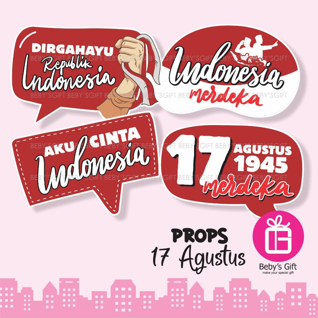 Jual Beby's Gift Props 17 Agustus Pawai Kemerdekaan Indonesia | Shopee ...