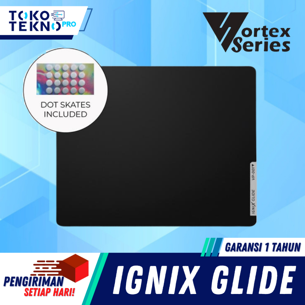 Jual Vortexseries Vortex Ignix Glide VP001 / VP-001 Glasspad Mousepad / Glass Pad / Mouse Pad ...