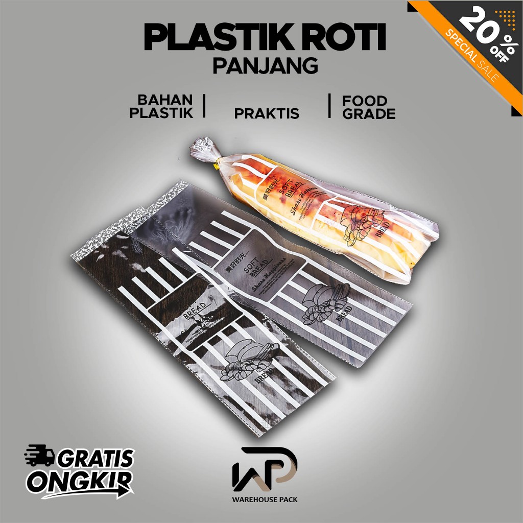Jual Plastik Roti Panjang | Plastik Roti Tawar Panjang | Plastik OPP ...
