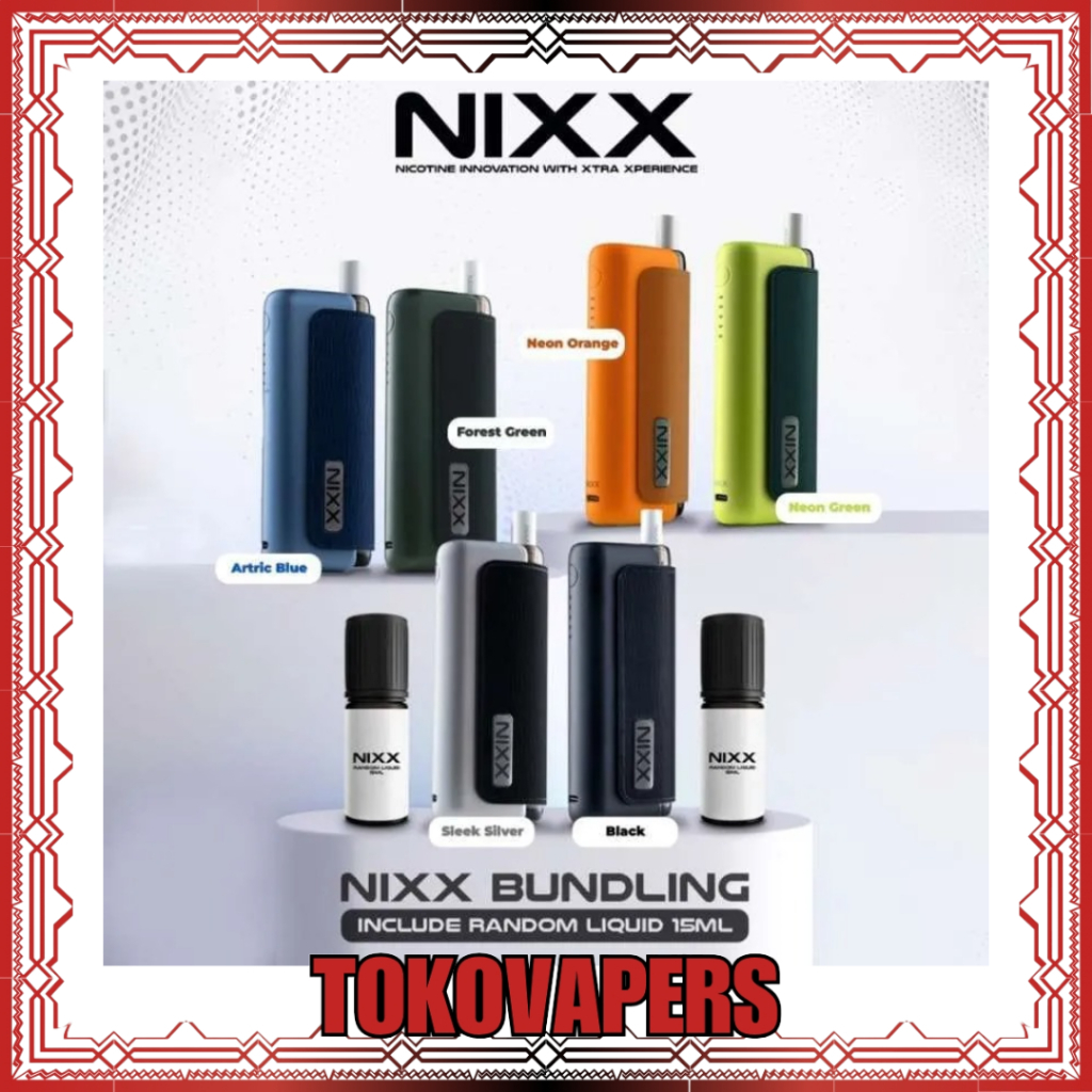 Jual Pod Kit Nixx Filter Plus Bundling Edition Liquid Nixx Salt Nic 15ML by JVS 100% Original ...