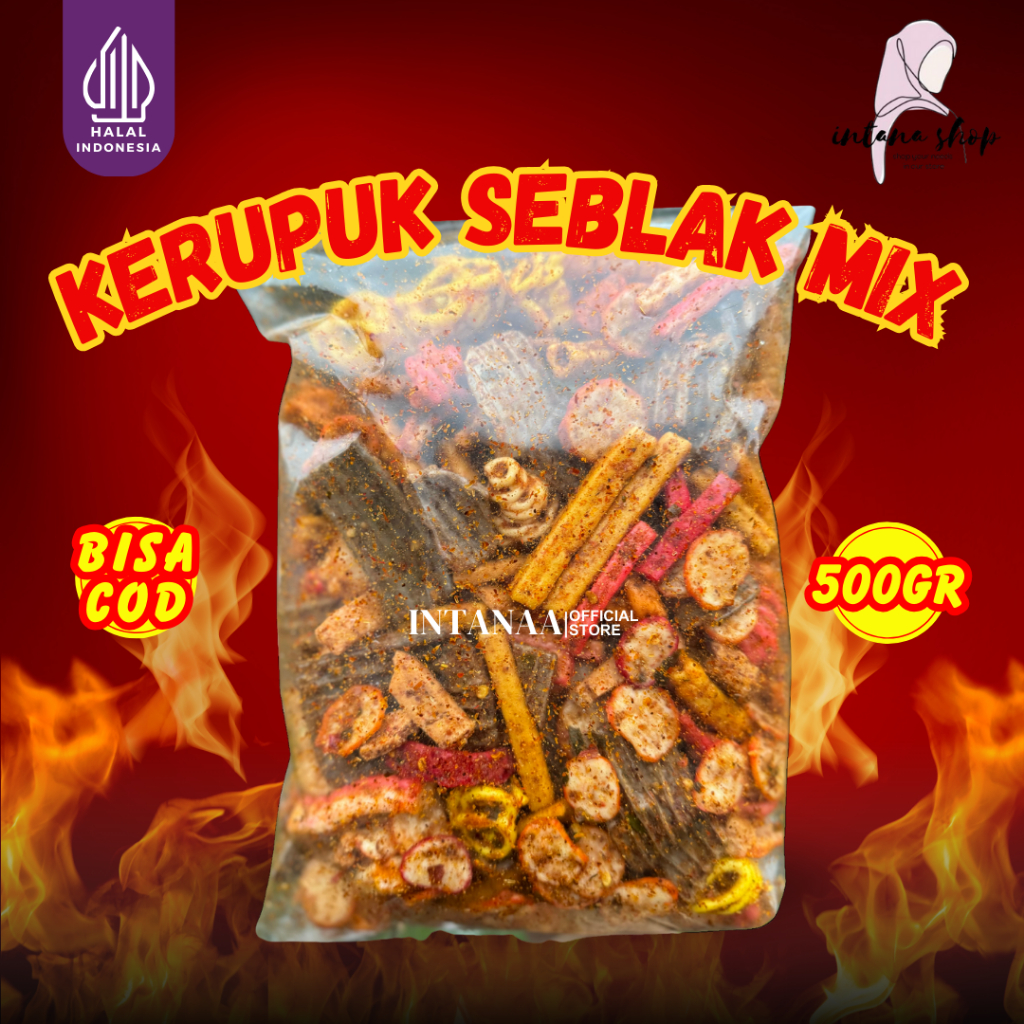 Jual 500GR SEBLAK MIX PEDAS/ORIGINAL DAUN JERUK INTANAASHOP | Shopee ...