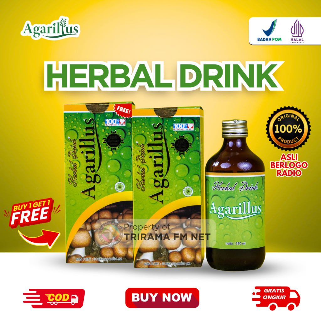 Jual Agarillus Hijau Herbal Drink Original – Menjaga Kesehatan + Bonus ...