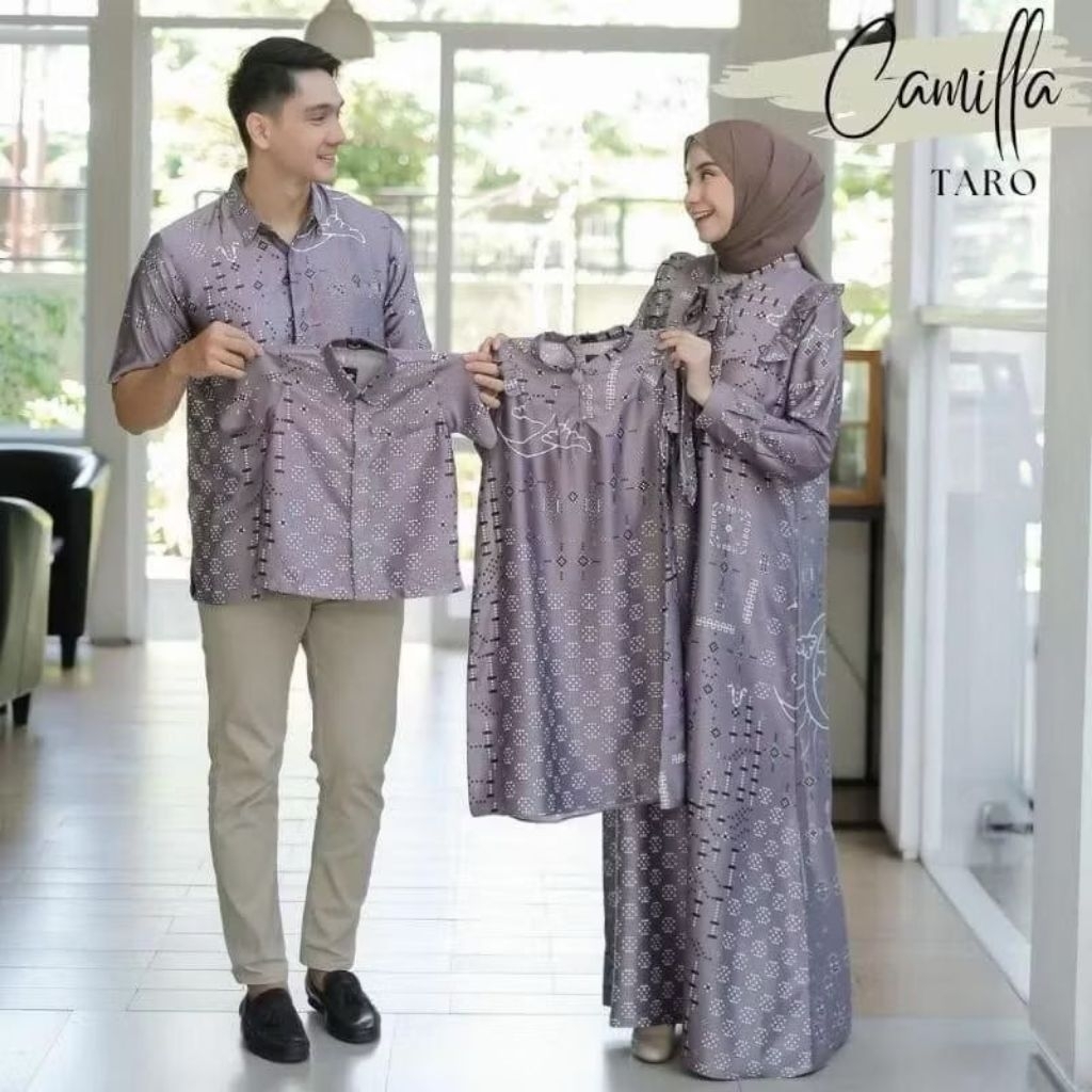 Jual Baju Couple Keluarga Lebaran 2026 premium muslim pasangan gamis ...