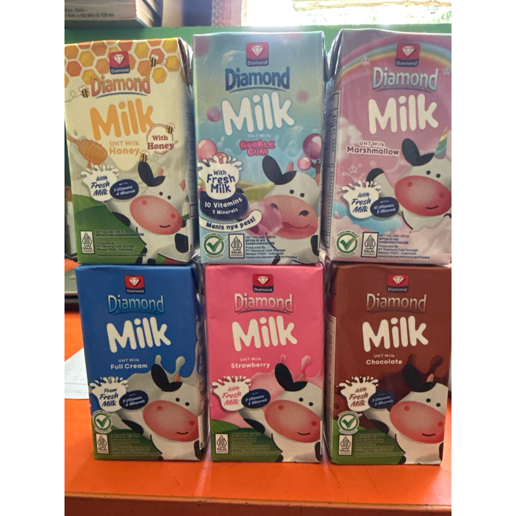 Jual Susu Diamond Milk UHT 125 ml [SATUAN] | Shopee Indonesia